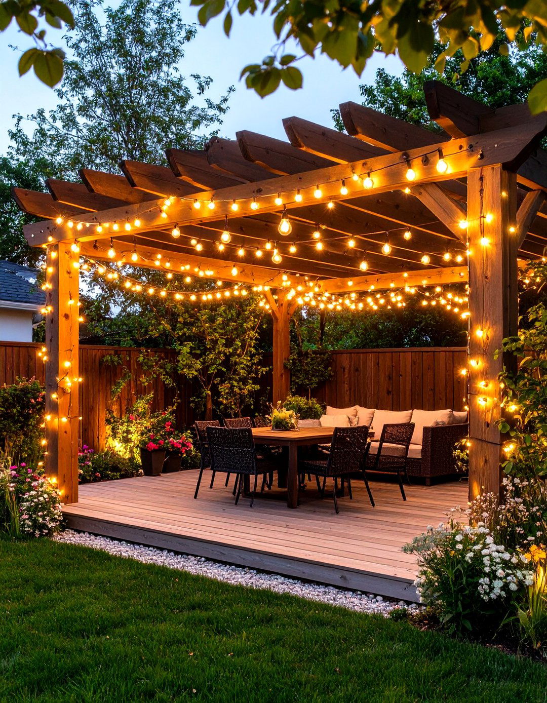 30 Outdoor String Light Ideas to Brighten Your Backyard - We Love Home Blog