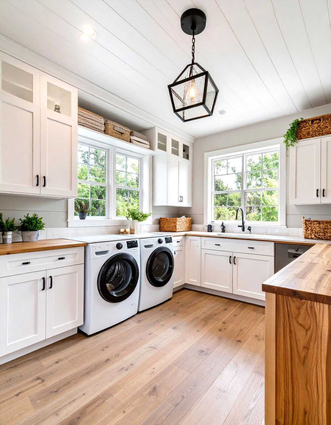 30 Laundry Room Lighting Ideas to Brighten the Space - We Love Home Blog