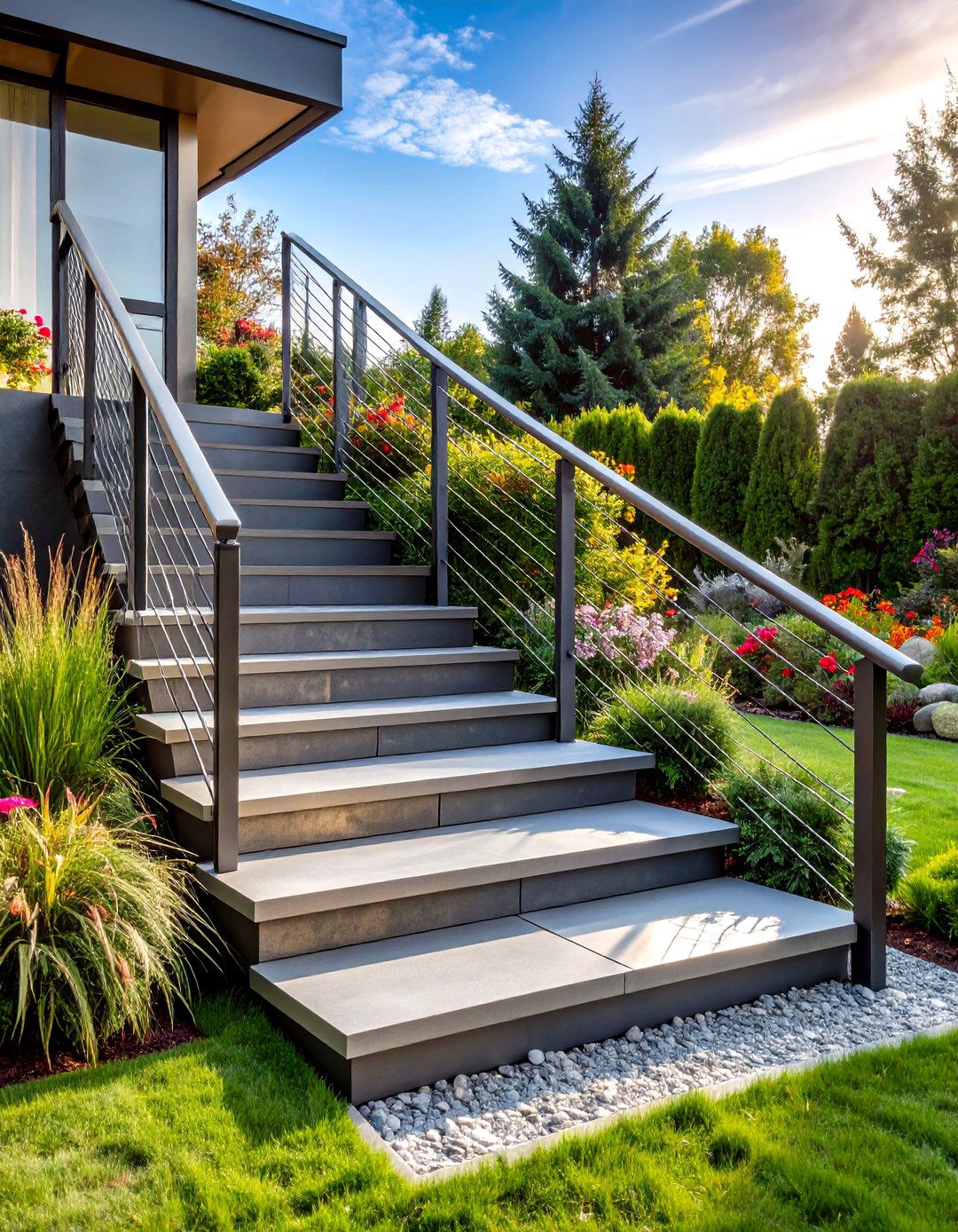 30 Outdoor Steps Ideas to Enhance Your Landscape Design - We Love Home Blog