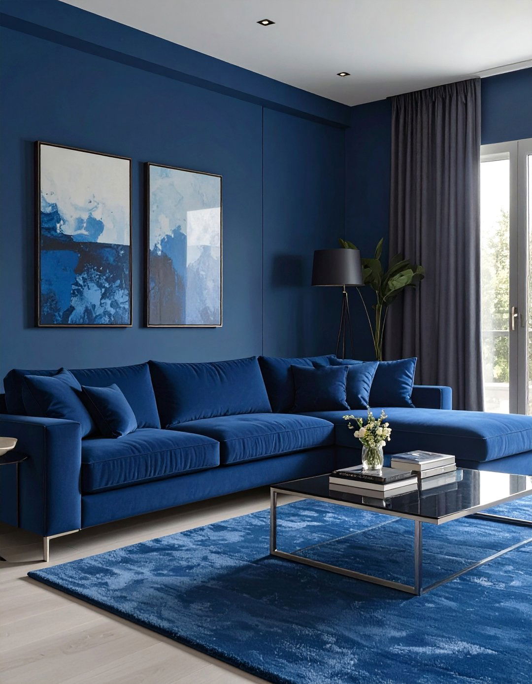 30 Blue Couch Living Room Ideas for a Vibrant Home - We Love Home Blog