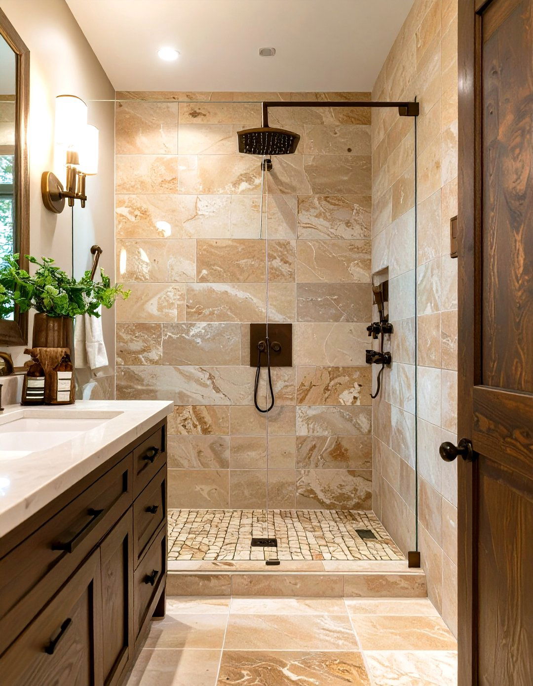 30 Rustic Shower Ideas for a Cozy Farmhouse Feel - We Love Home Blog