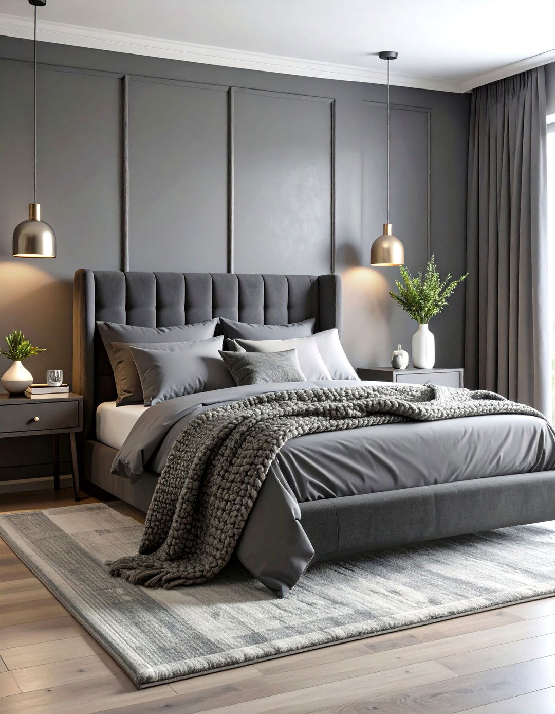 30 Relaxing Gray Bedroom Ideas for a Peaceful Night Sleep - We Love ...
