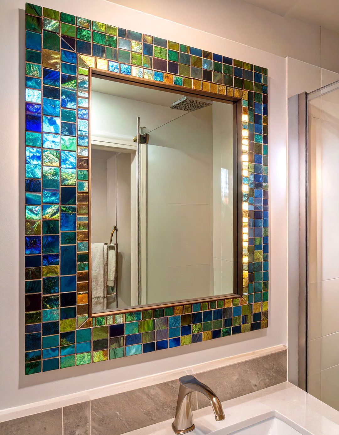 30 Creative Bathroom Mirror Trim Ideas for a Custom Look - We Love Home ...