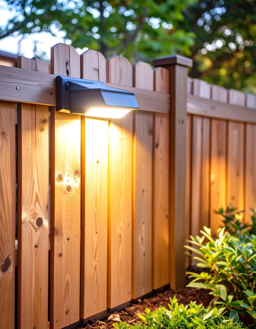 30 Bright Outdoor Fence Lighting Ideas for a Glowy Yard - We Love Home Blog