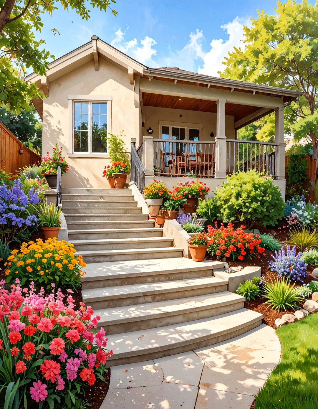 30 Cement Patio Ideas to Transform Your Outdoor Space - We Love Home Blog