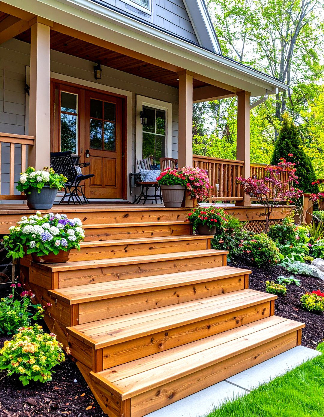 30 Front Porch Steps Ideas for an Inviting Entrance - We Love Home Blog