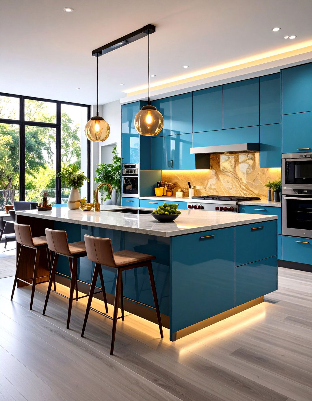30 Kitchen Layout Ideas with Island for Big Spaces - We Love Home Blog