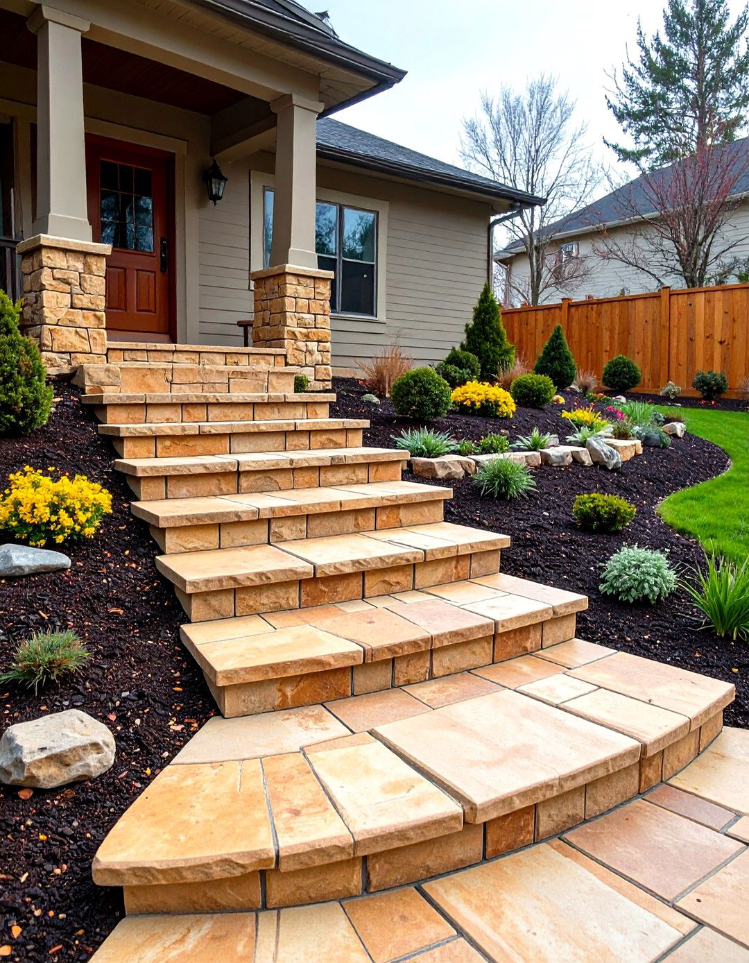30 Outdoor Steps Ideas to Enhance Your Landscape Design - We Love Home Blog