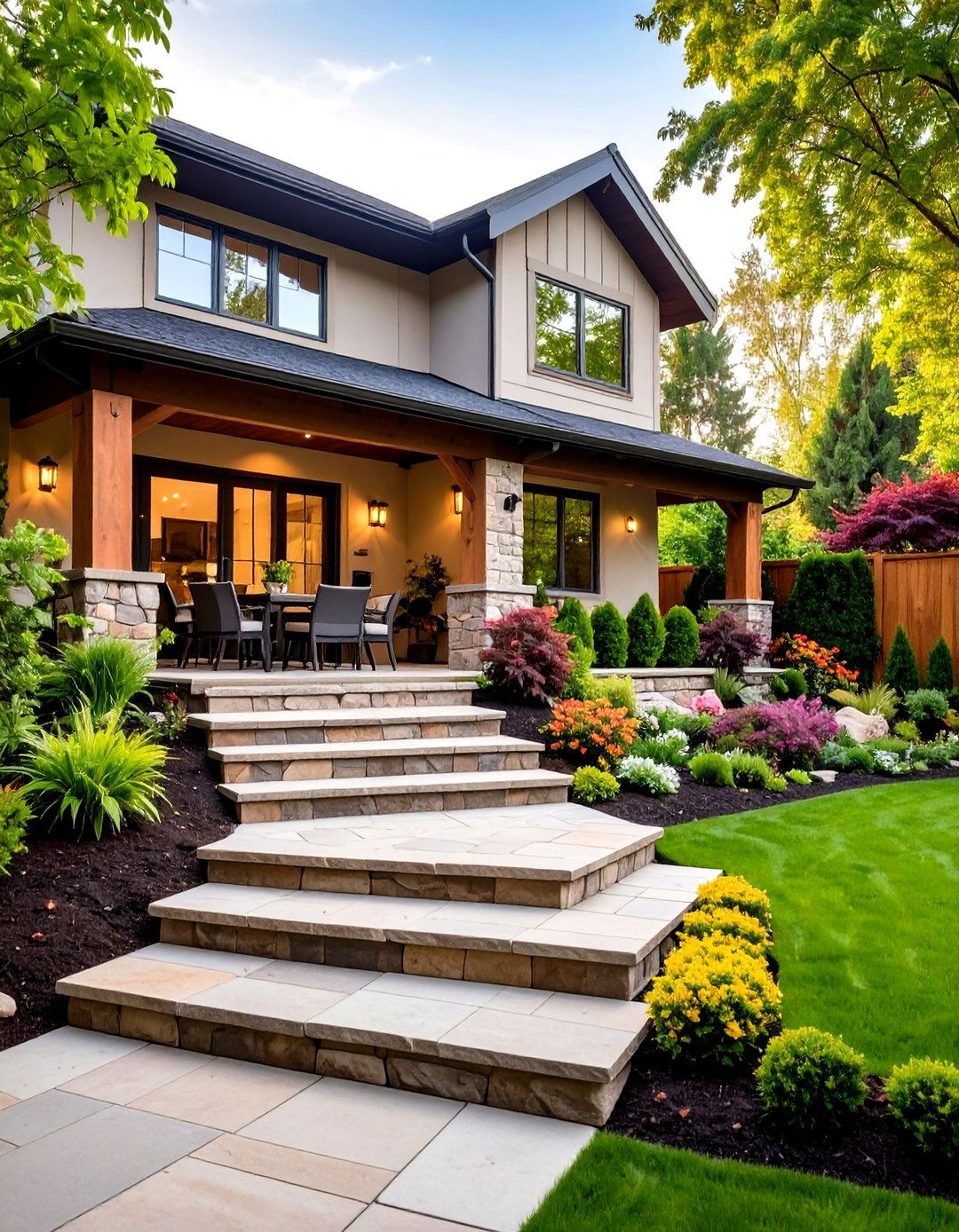 30 Smart Patio Landscape Ideas for a Better Backyard - We Love Home Blog