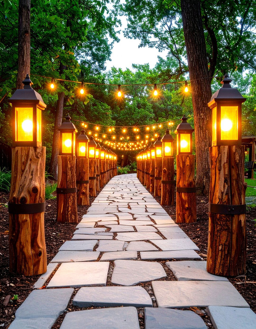 30 DIY Backyard Lighting Ideas for Evening Ambiance - We Love Home Blog