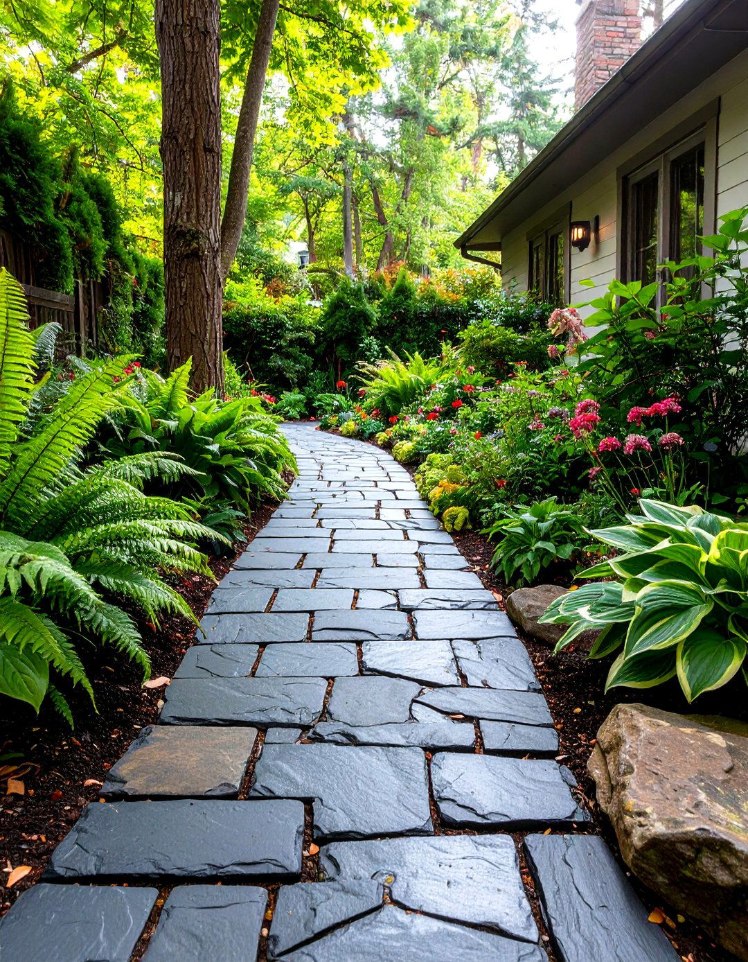 30 Front Yard Paver Walkway Ideas to Elevate Your Home - We Love Home Blog