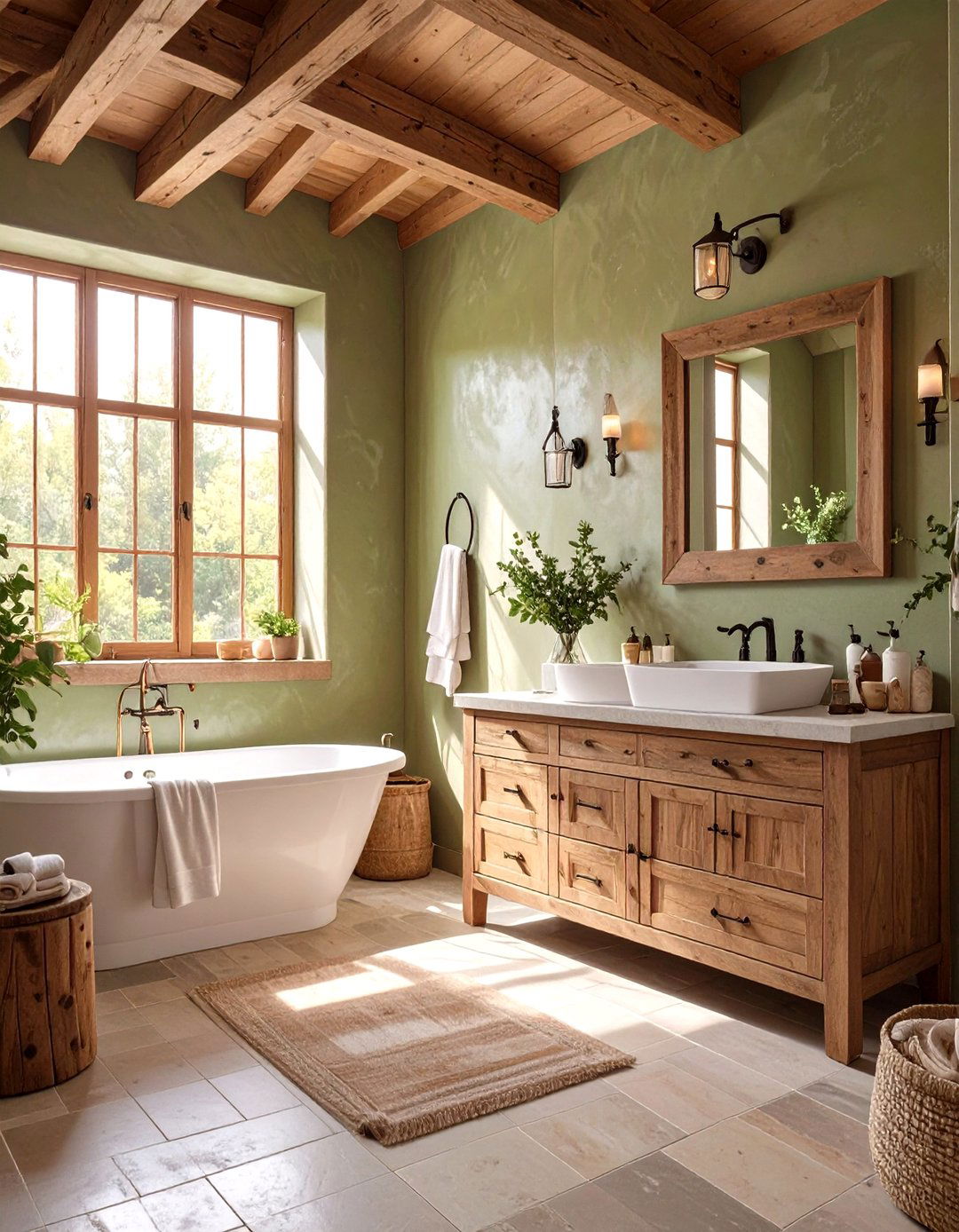 30 Refreshing Green Bathroom Ideas for a Natural Retreat - We Love Home ...