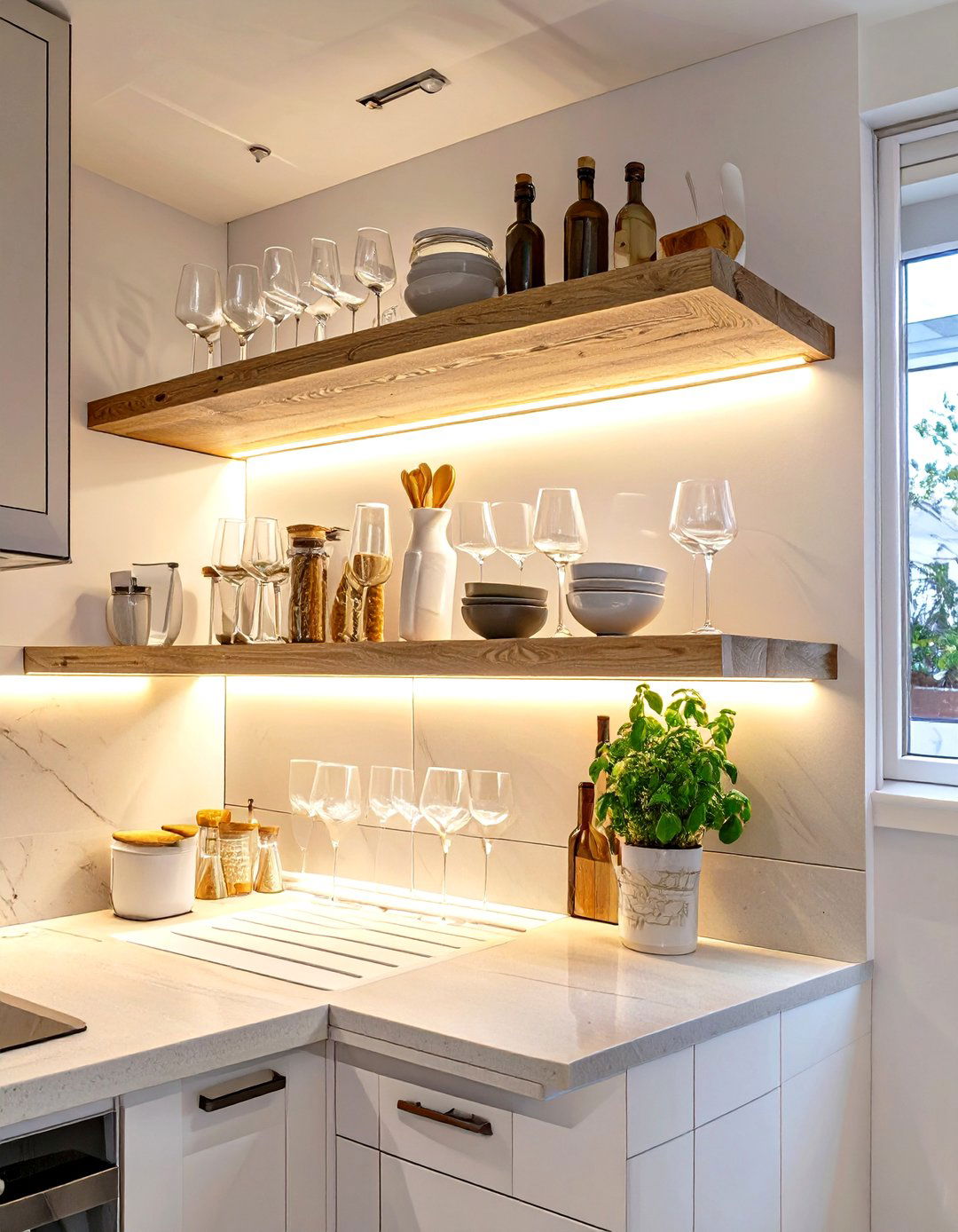 30 Small Kitchen Shelf Ideas for Extra Storage - We Love Home Blog