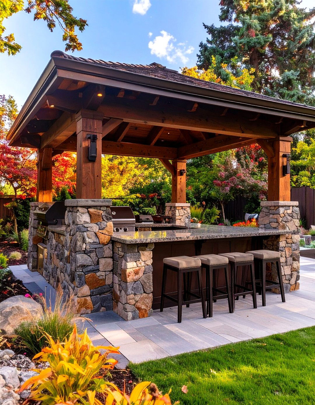 30 Elegant Backyard Pavilion Ideas for Your Next Party - We Love Home Blog