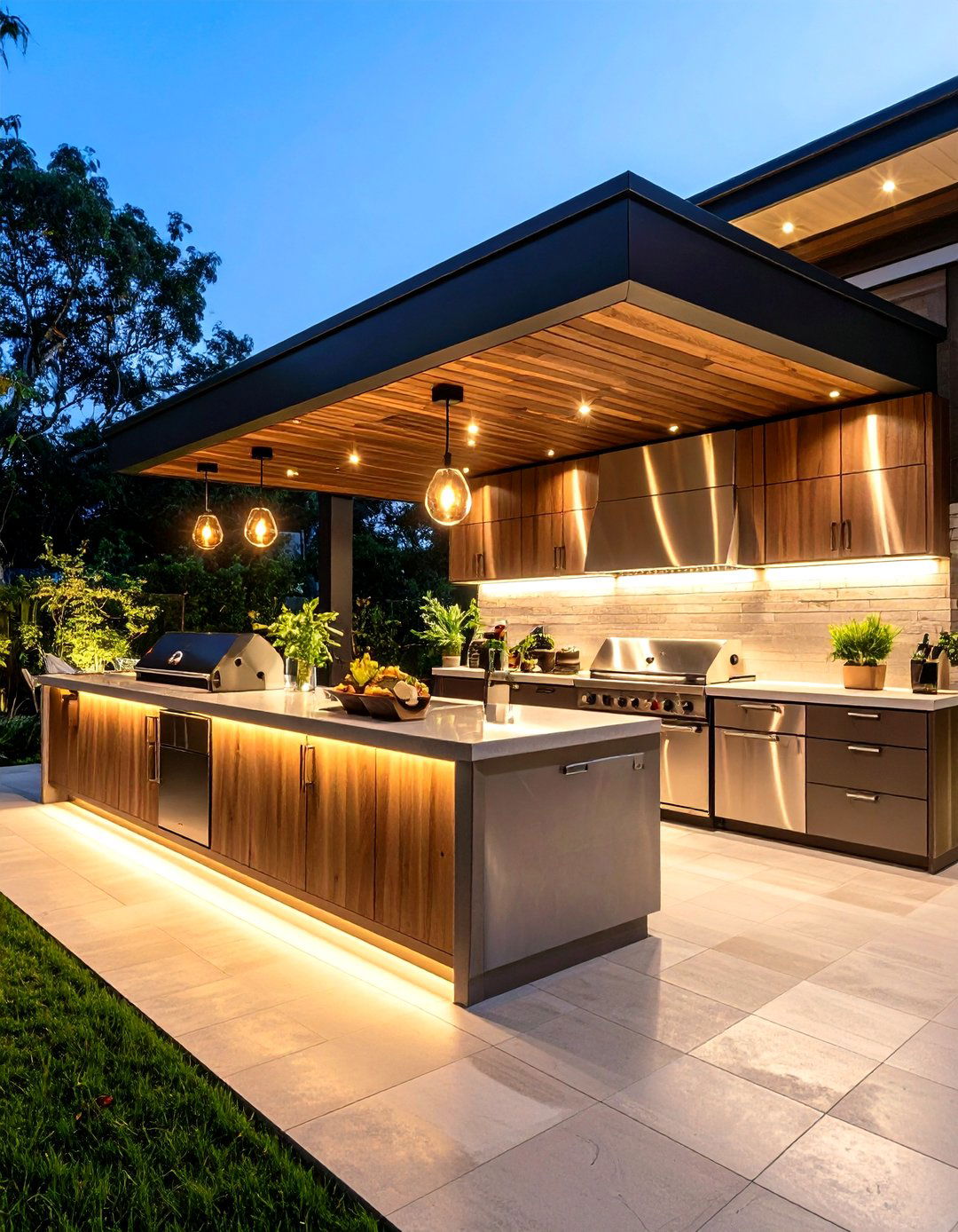 30 Modern Landscape Lighting Design Ideas for Nights - We Love Home Blog