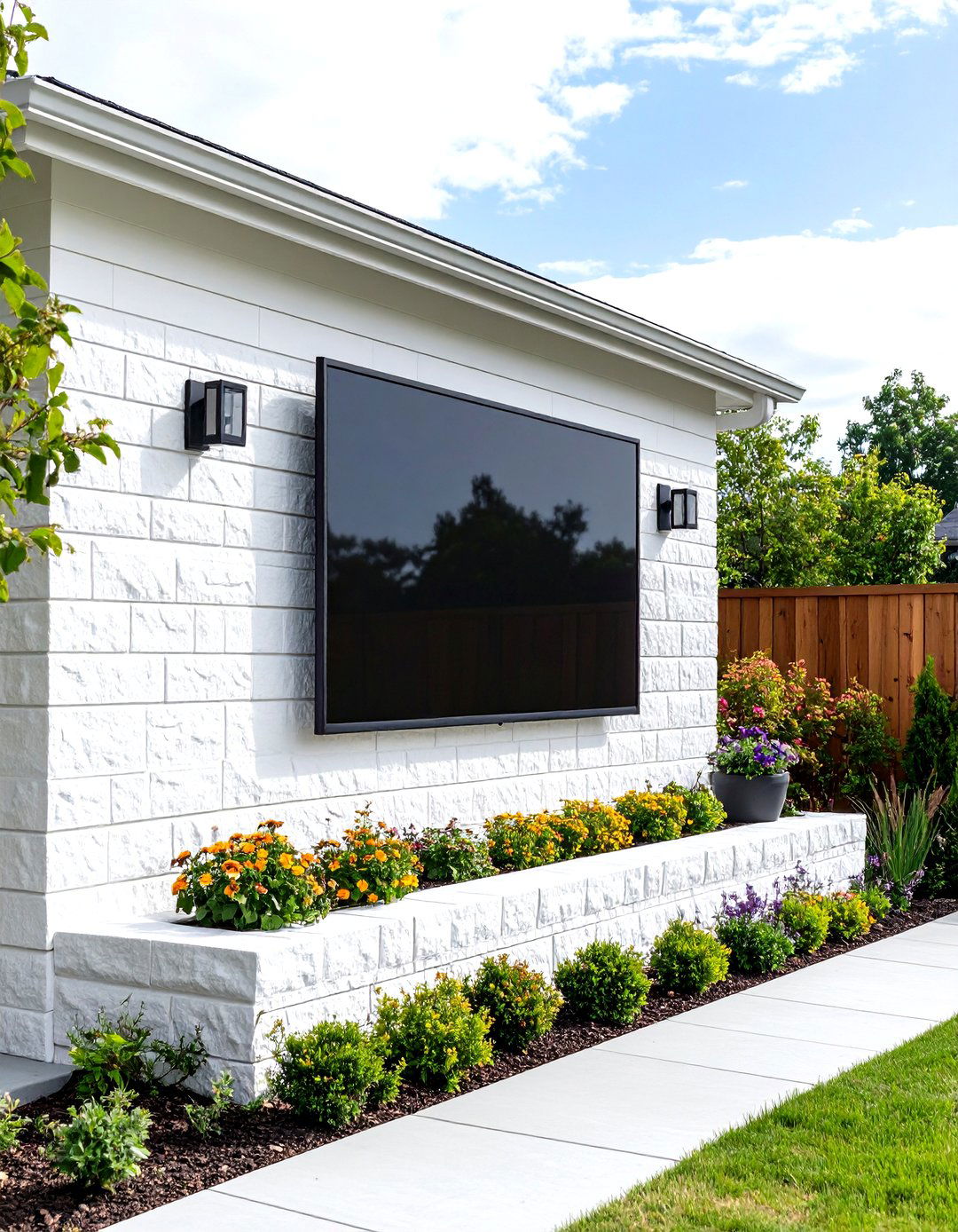 30 Outdoor TV Wall Ideas for the Ultimate Patio Fun - We Love Home Blog