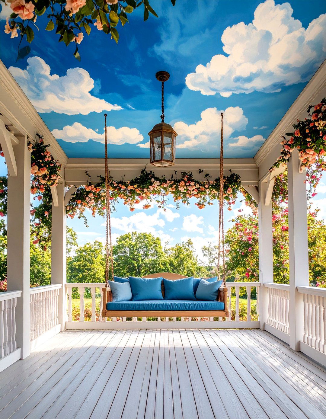 30 Inexpensive Porch Ceiling Ideas to Boost Curb Appeal - We Love Home Blog