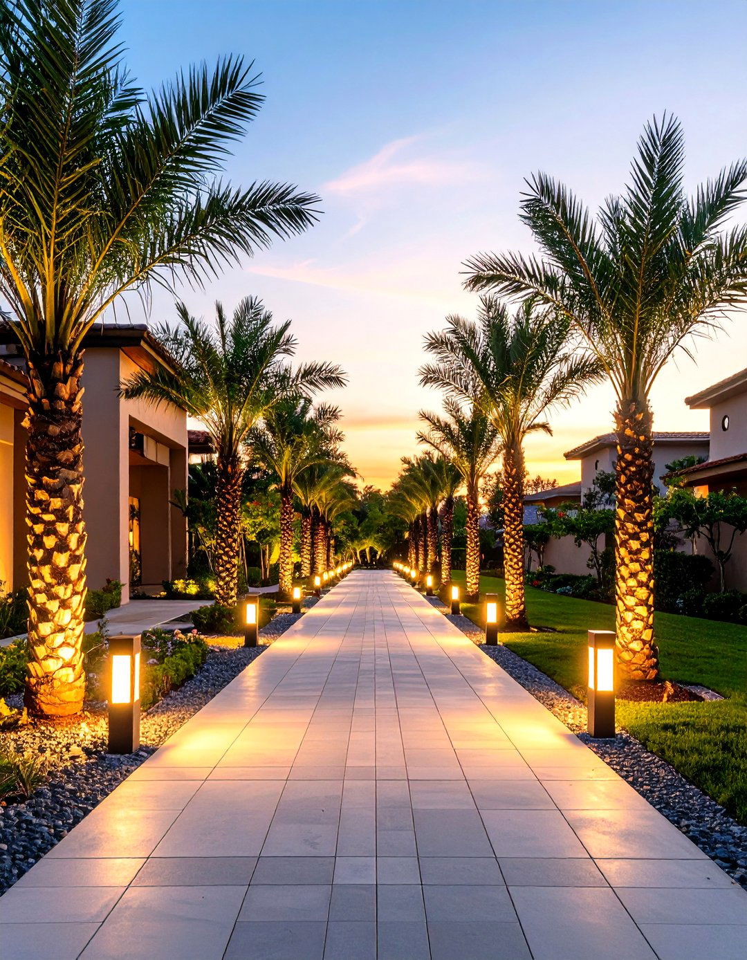30 Front Yard Palm Tree Landscape Design Ideas - We Love Home Blog