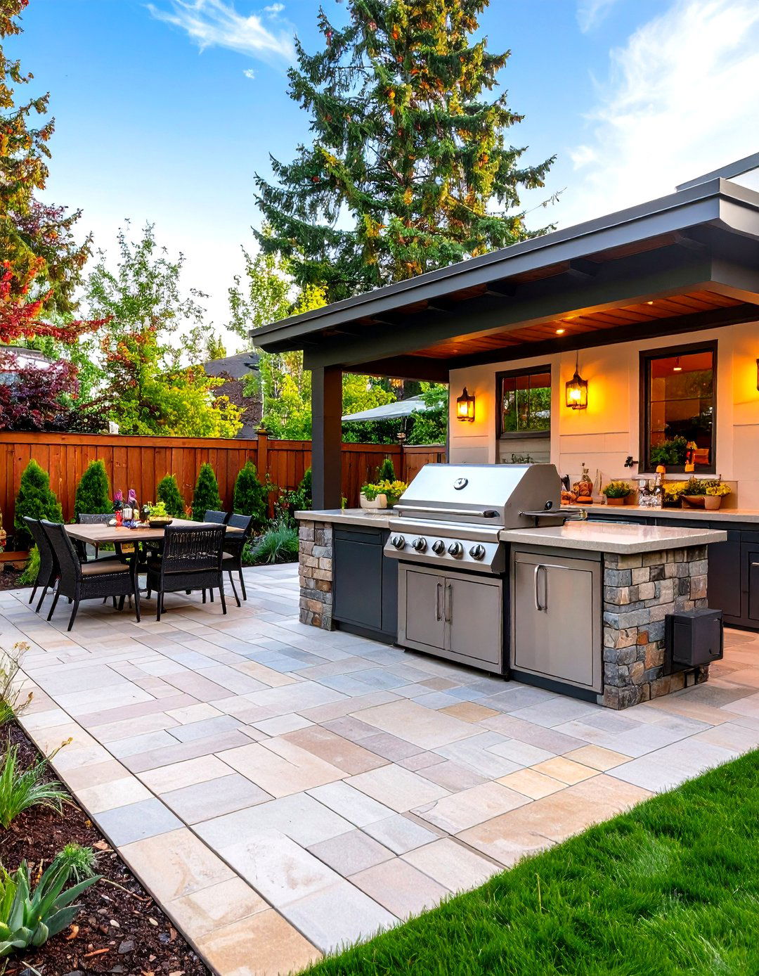30 Stunning Patio Ideas with Pavers for a New Look - We Love Home Blog