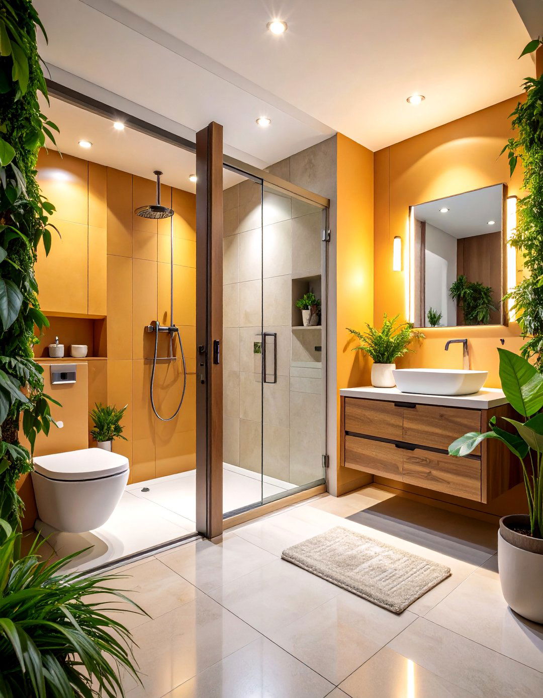 30 Clever 50 Small Bathroom Ideas With Shower and Toilet - We Love Home ...