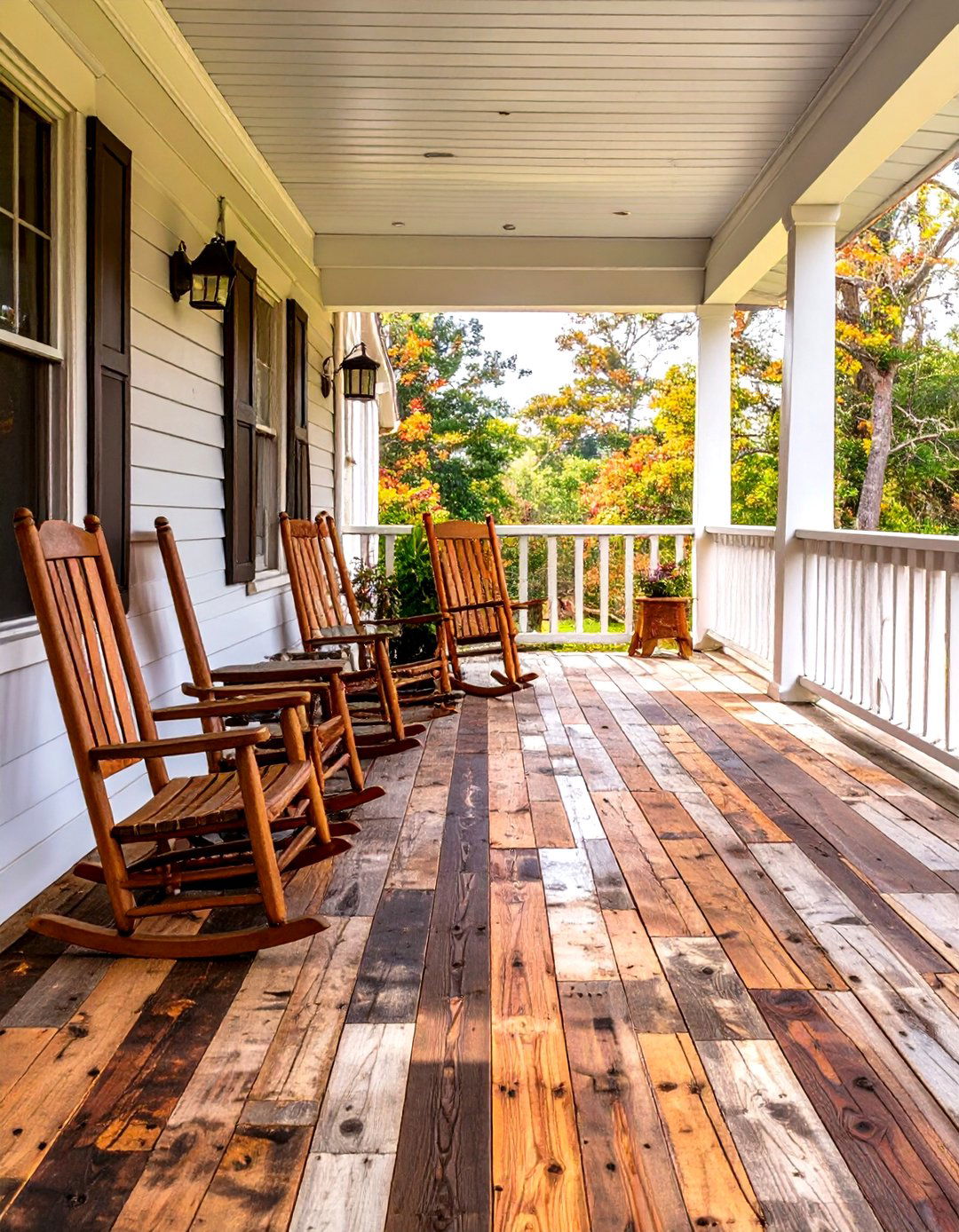 30 Classic Wood Front Porch Ideas for Home Curb Appeal - We Love Home Blog