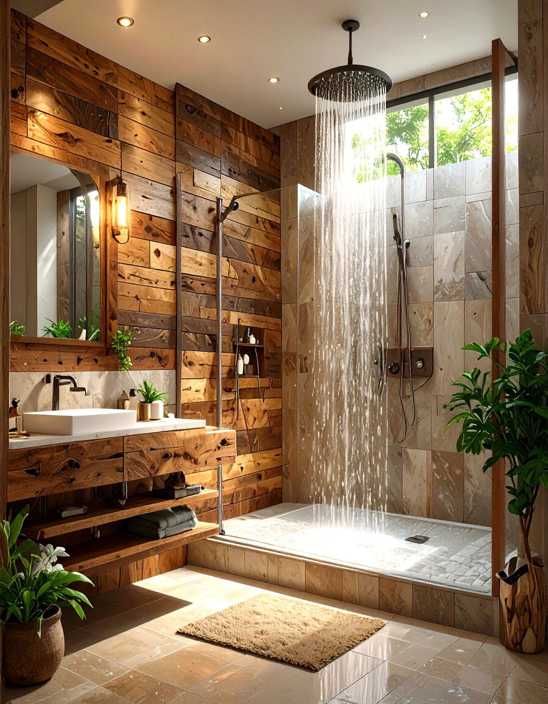 30 Rustic Shower Ideas for a Cozy Farmhouse Feel - We Love Home Blog