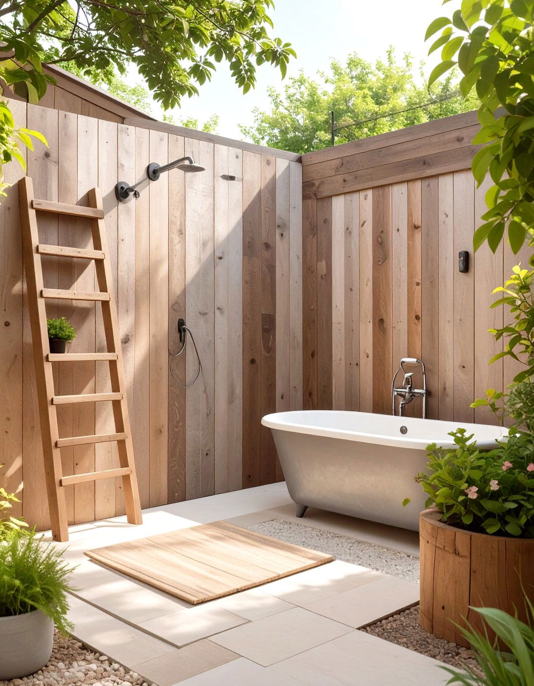 30 Lux Outdoor Bathroom Ideas for a Spa-Like Backyard - We Love Home Blog