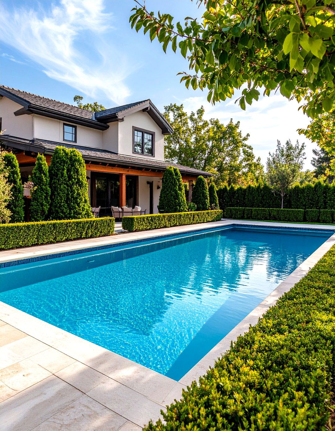 30 Modern Rectangular Pool Landscaping Ideas to Try - We Love Home Blog