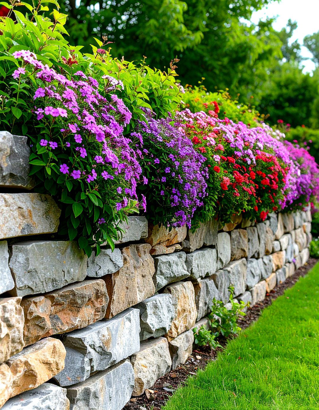 30 Retaining Wall Ideas for Sloped Front Yard Designs - We Love Home Blog