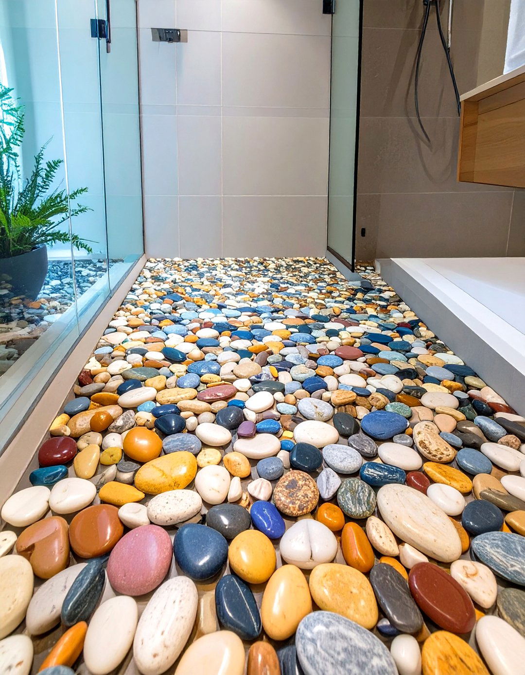 30 Shower Floor Tile Ideas for a Modern Bathroom - We Love Home Blog