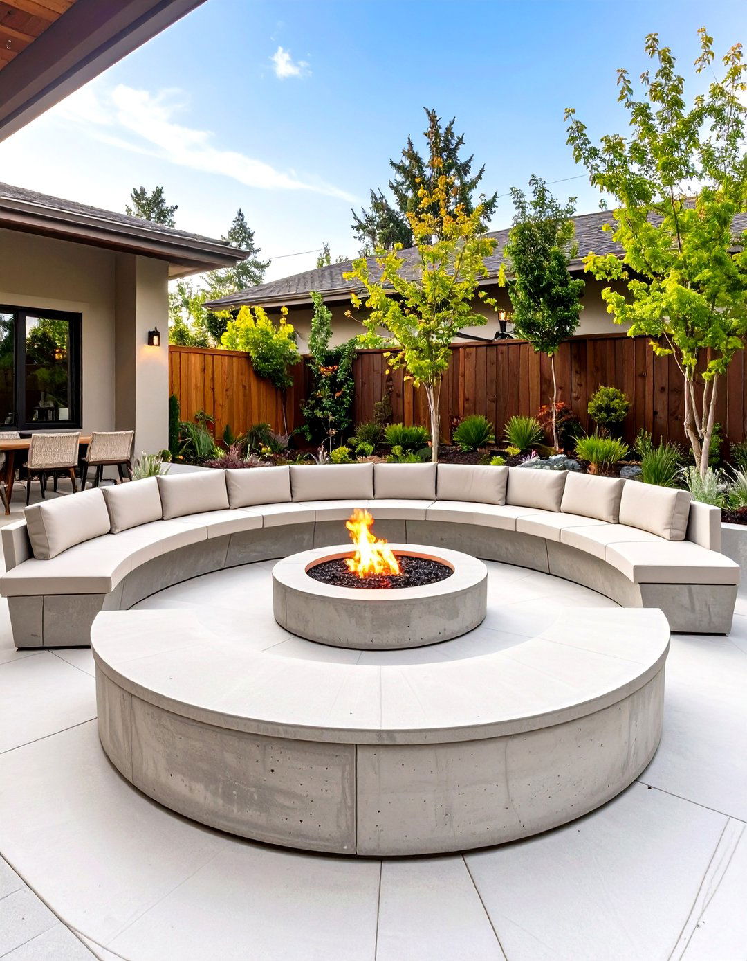 30 Cement Patio Ideas to Transform Your Outdoor Space - We Love Home Blog