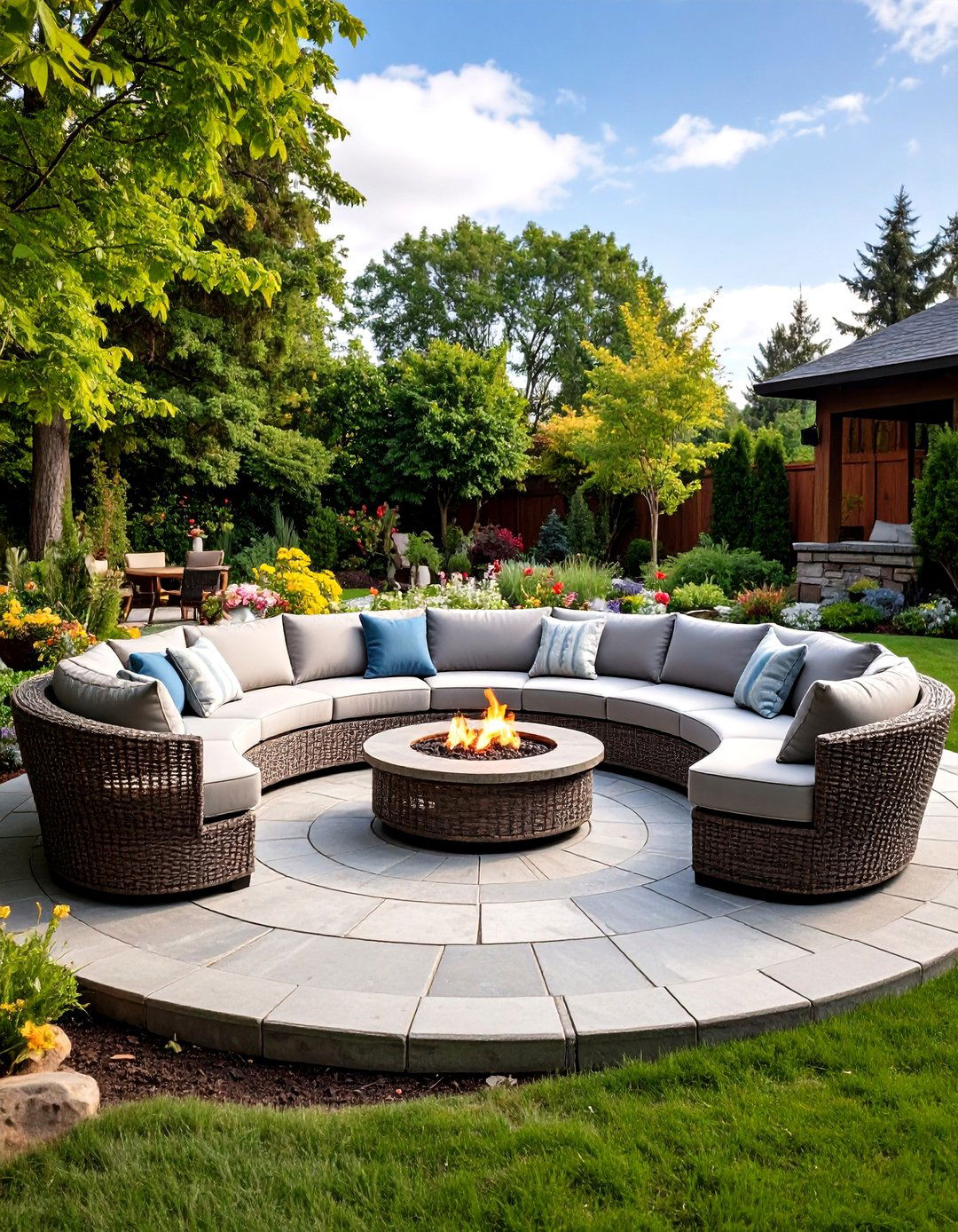 30 Patio Furniture Layout Ideas for Outdoor Comfort - We Love Home Blog