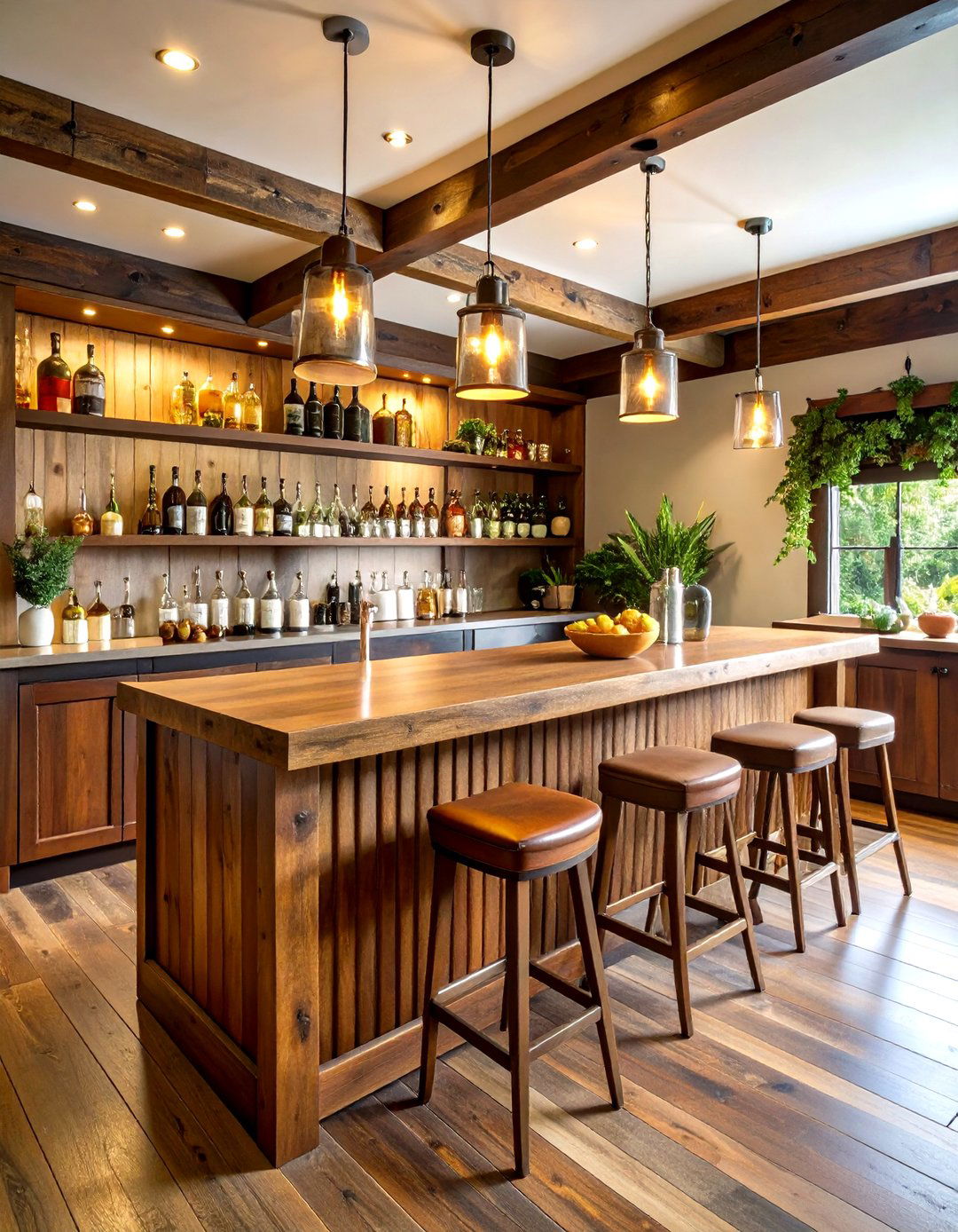 30 Rustic Basement Bar Ideas for Ultimate Entertainment - We Love Home Blog