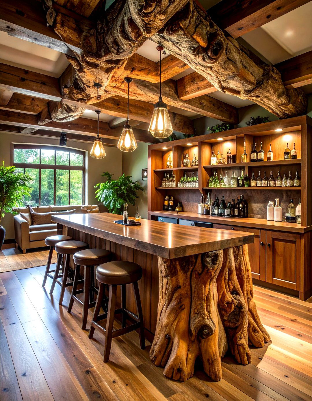 30 Rustic Basement Bar Ideas for Ultimate Entertainment - We Love Home Blog