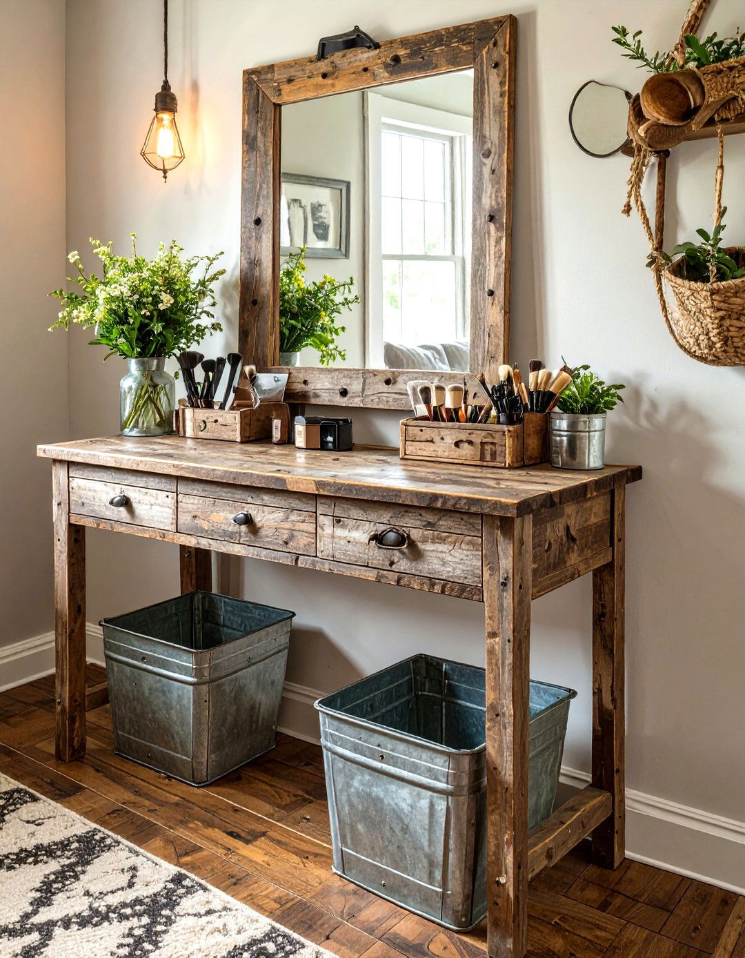 30 Makeup Vanity Ideas for a Glamorous Beauty Station - We Love Home Blog