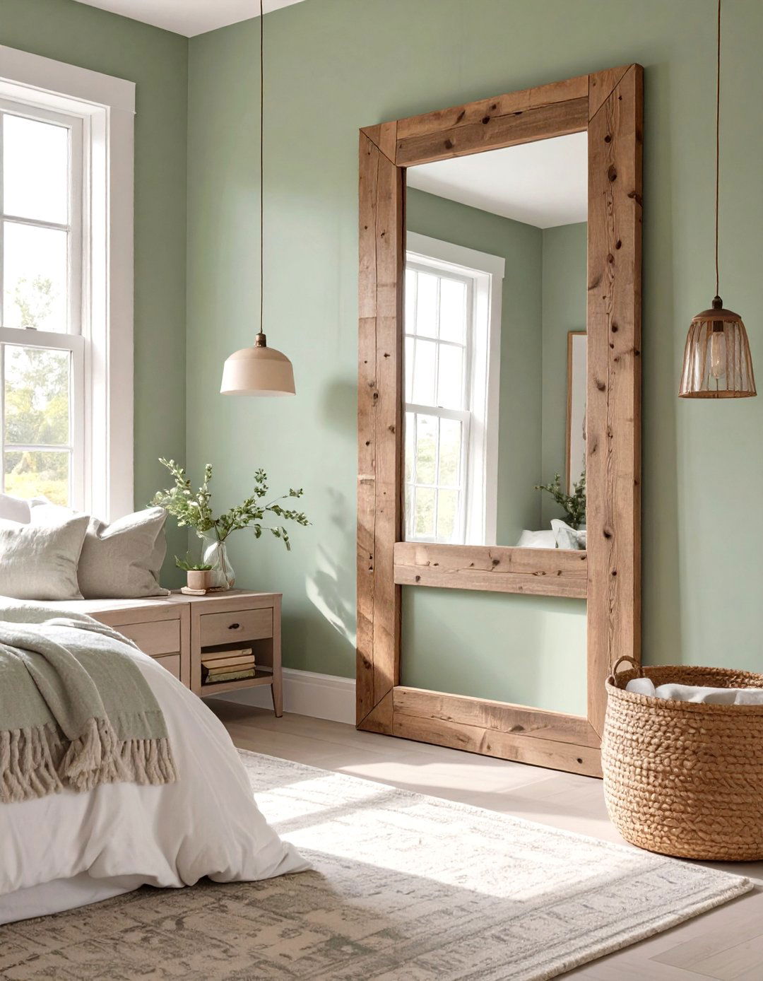 30 Rustic Sage Green Bedroom Ideas for a Calm Home - We Love Home Blog