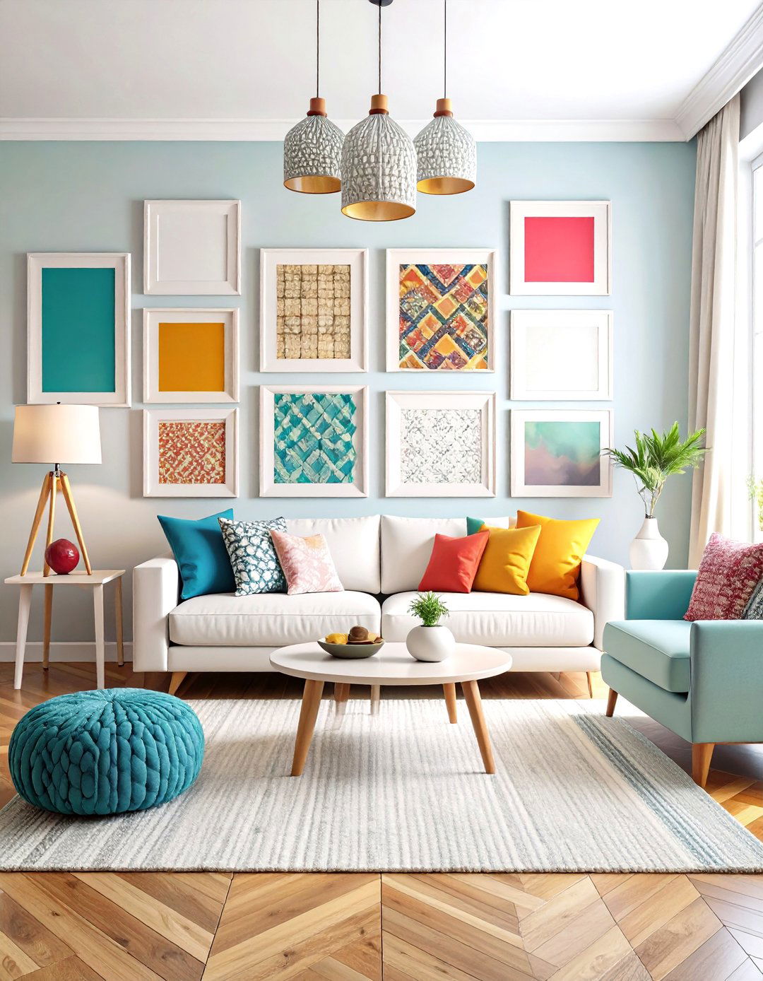 30 Picture Wall Ideas for Living Room Gallery Style - We Love Home Blog