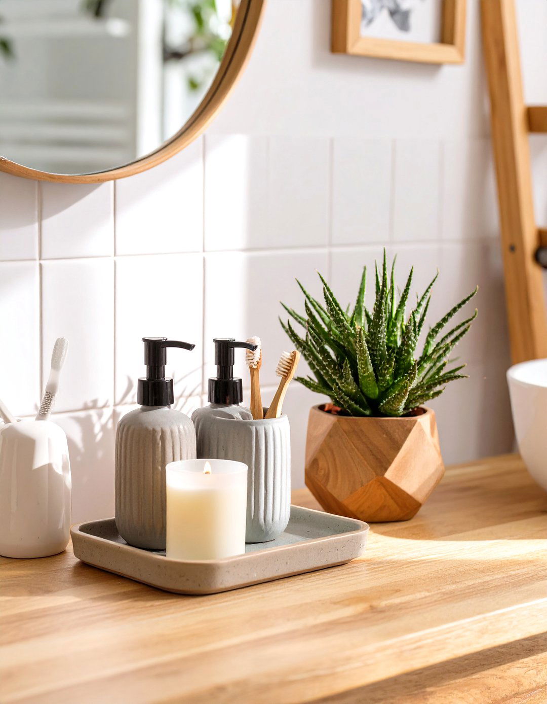 30 Elegant Bathroom Counter Decor Ideas to Elevate Style - We Love Home ...