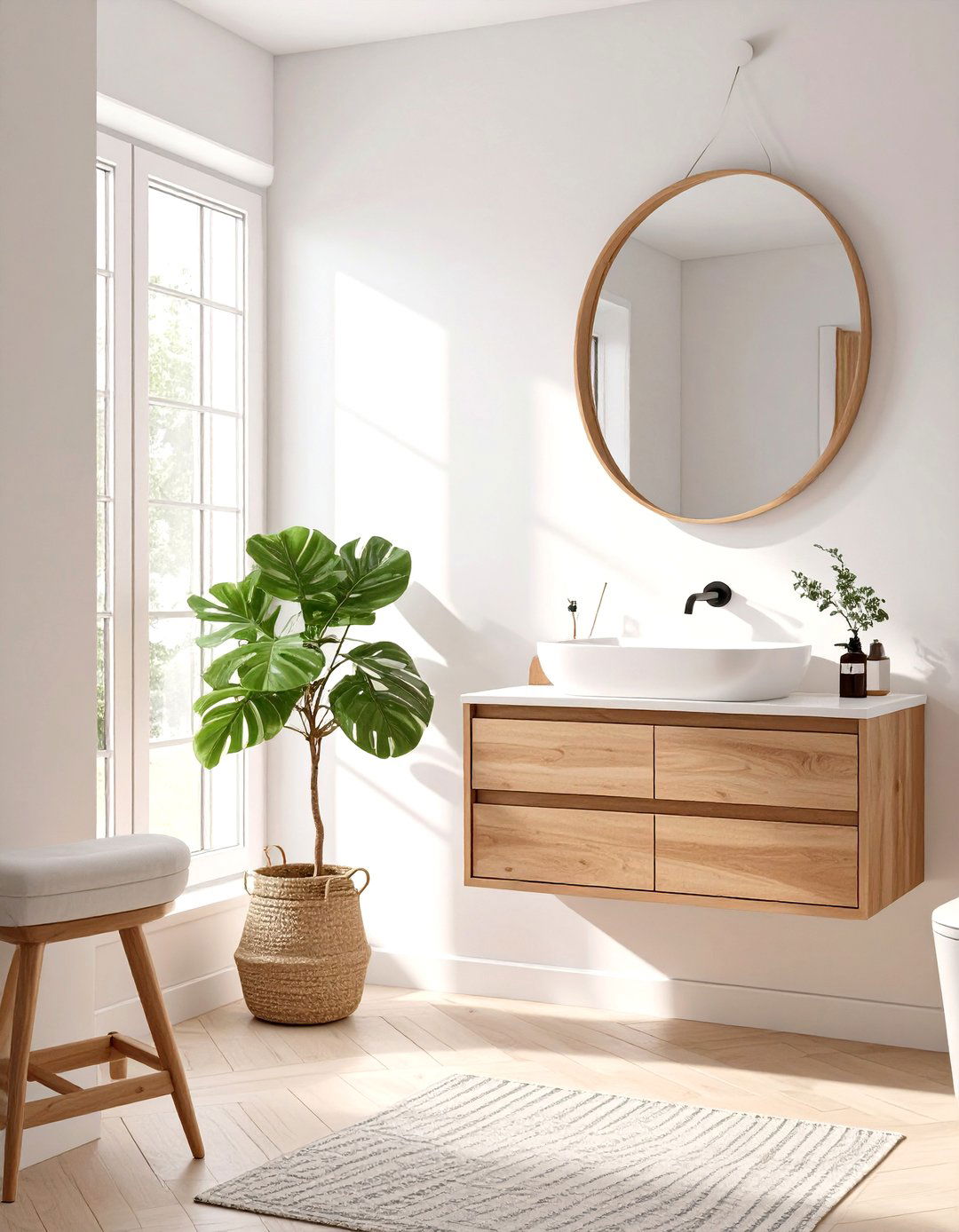 30 Low Cost Simple Bathroom Designs for Your Home - We Love Home Blog