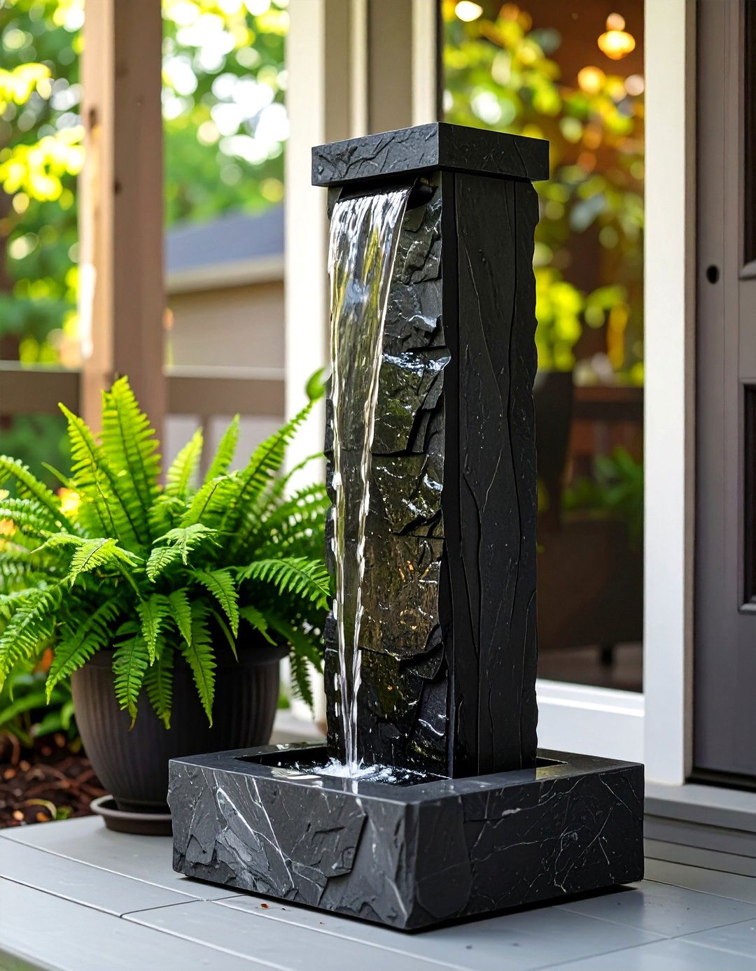 30 Small Front Yard Fountain Ideas for a Serene Entryway - We Love Home ...