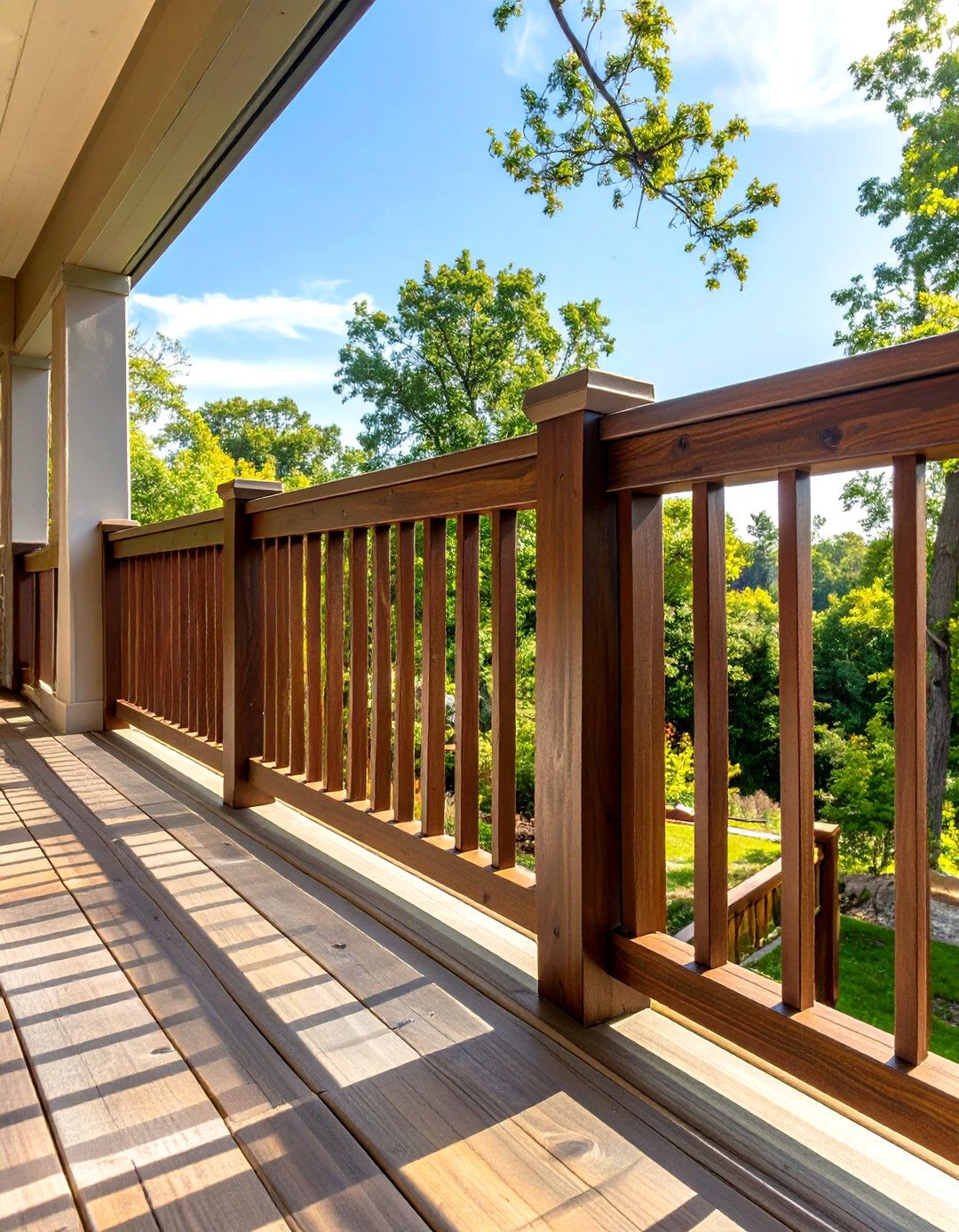 30 Wood Cheap Deck Railing Ideas for Budget Renovation - We Love Home Blog