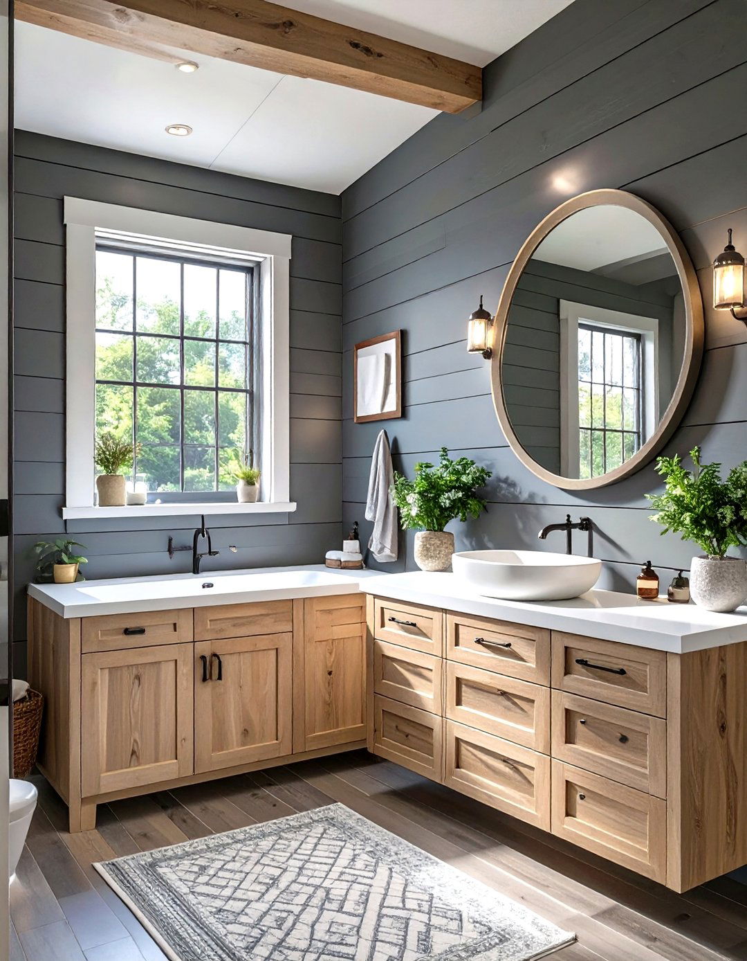 30 Rustic Shiplap Bathroom Ideas for a Cozy Vibe - We Love Home Blog