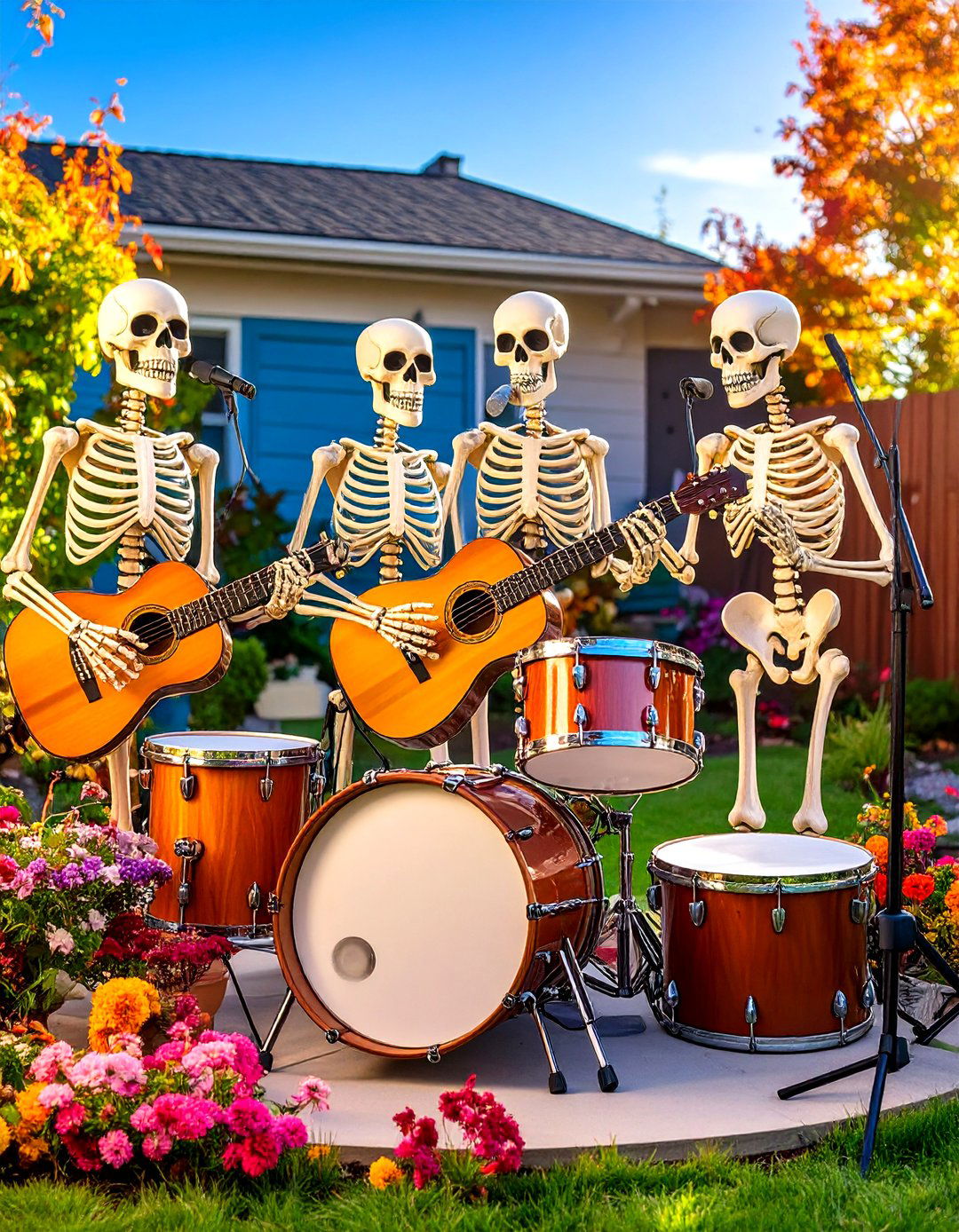 30 Outdoor Skeleton Decoration Ideas for a Spooky Yard - We Love Home Blog