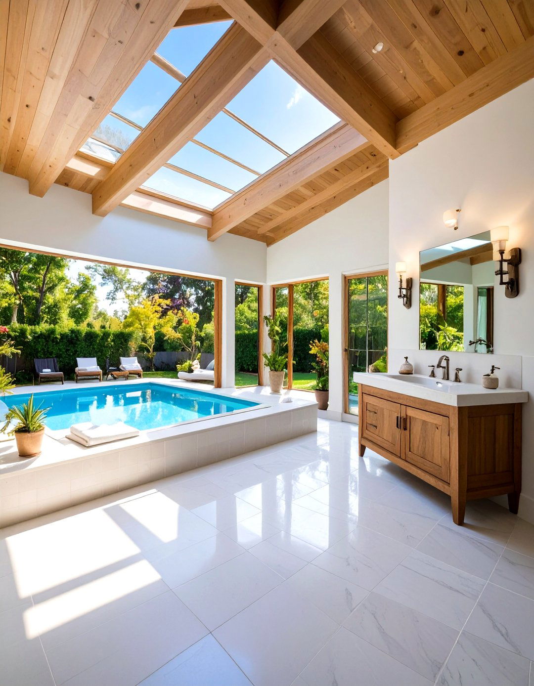 30 Pool Bathroom Ideas for Better Convenience and Style - We Love Home Blog