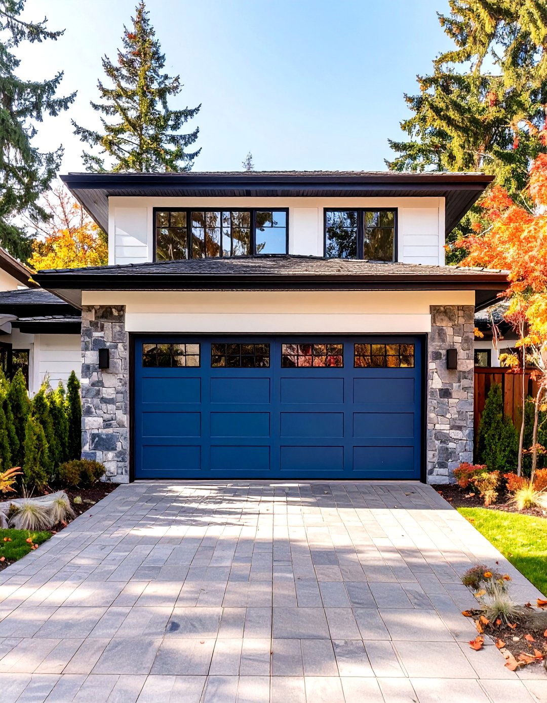 30 Creative Garage Door Paint Ideas and Patterns - We Love Home Blog