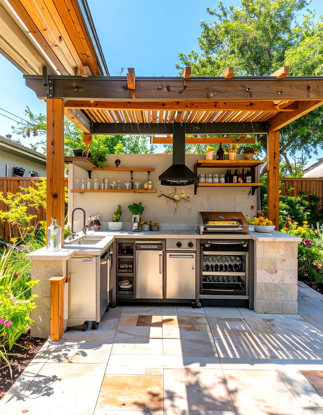 30 Small Covered Outdoor Kitchen Ideas for Every Yard - We Love Home Blog