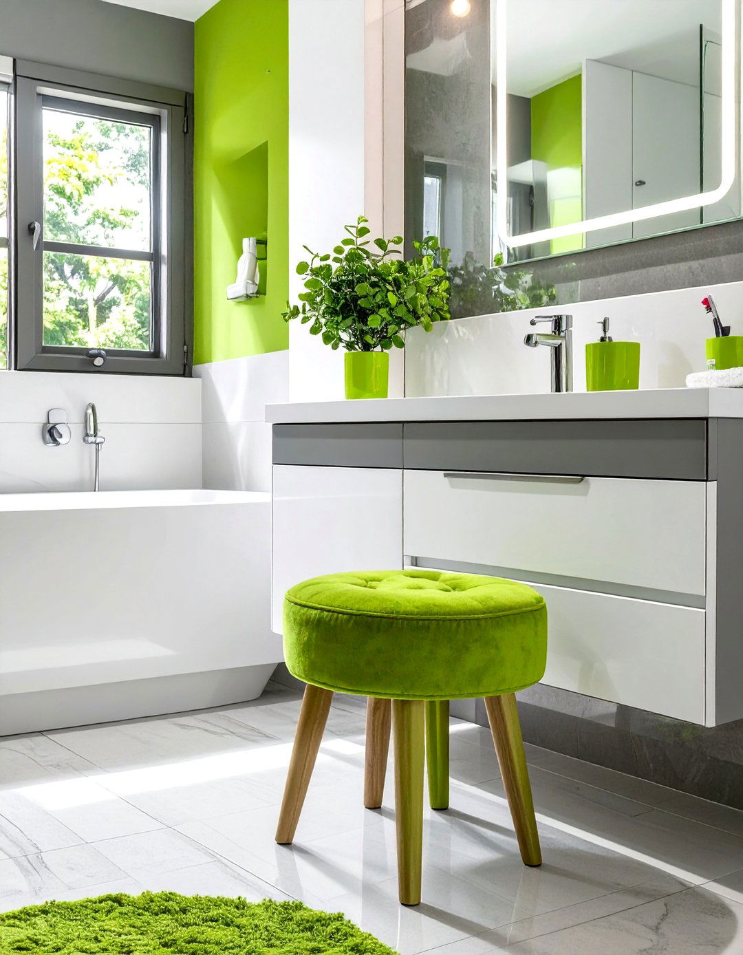 30 Small Green Bathroom Ideas for a Fresh New Look - We Love Home Blog