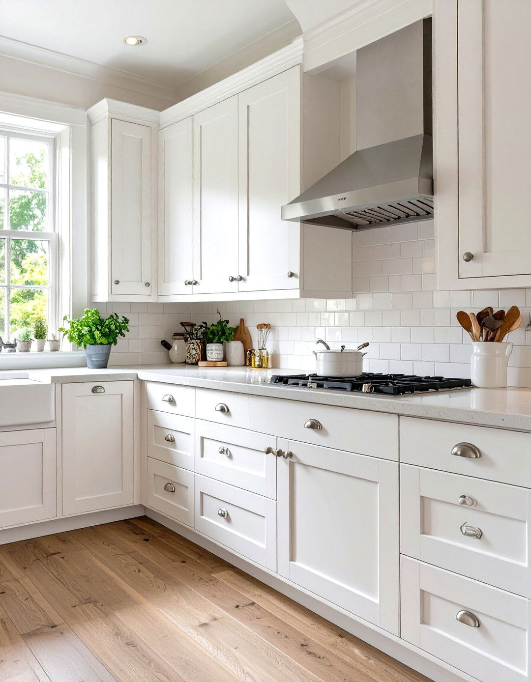 30 Small White Kitchen Ideas to Brighten Your Space - We Love Home Blog