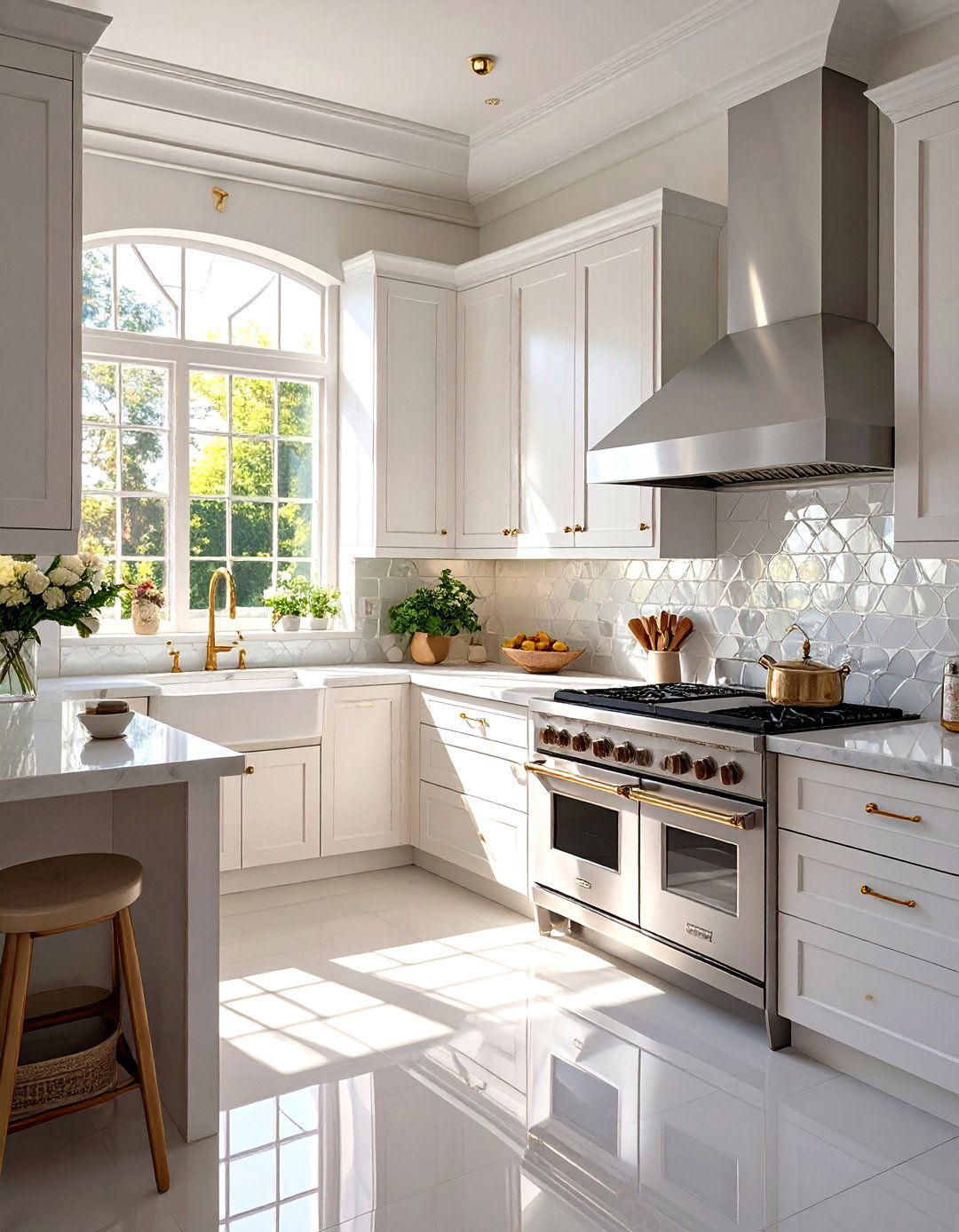 30 Small White Kitchen Ideas to Brighten Your Space - We Love Home Blog