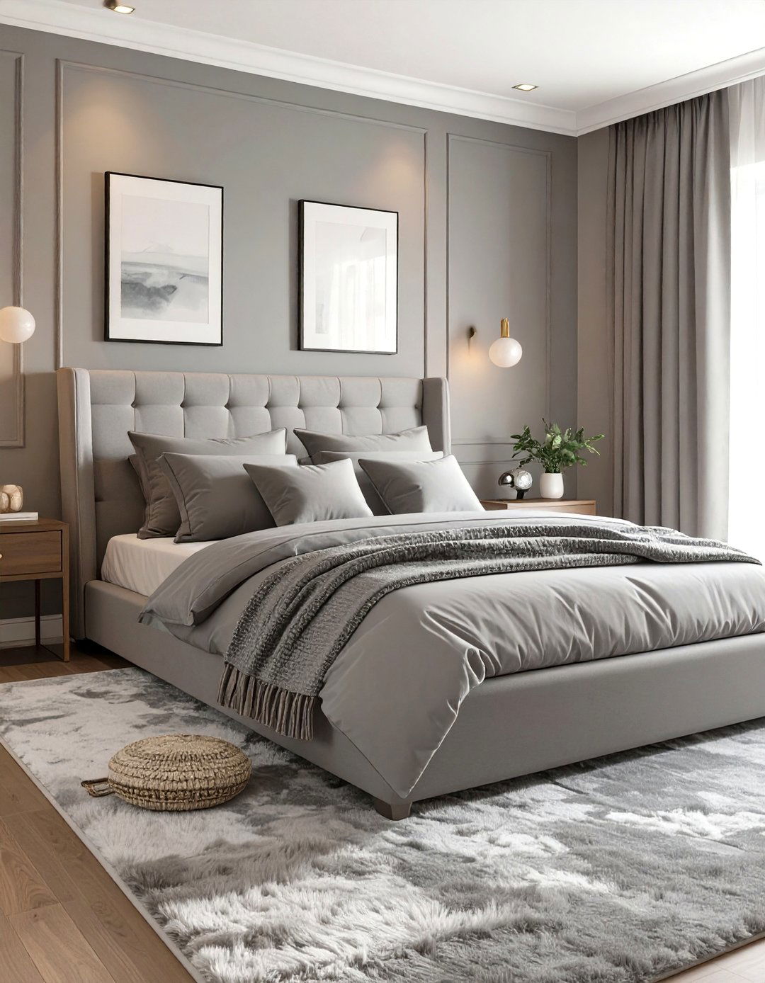30 Sleek Black and Grey Bedroom Ideas for Modern Homes - We Love Home Blog